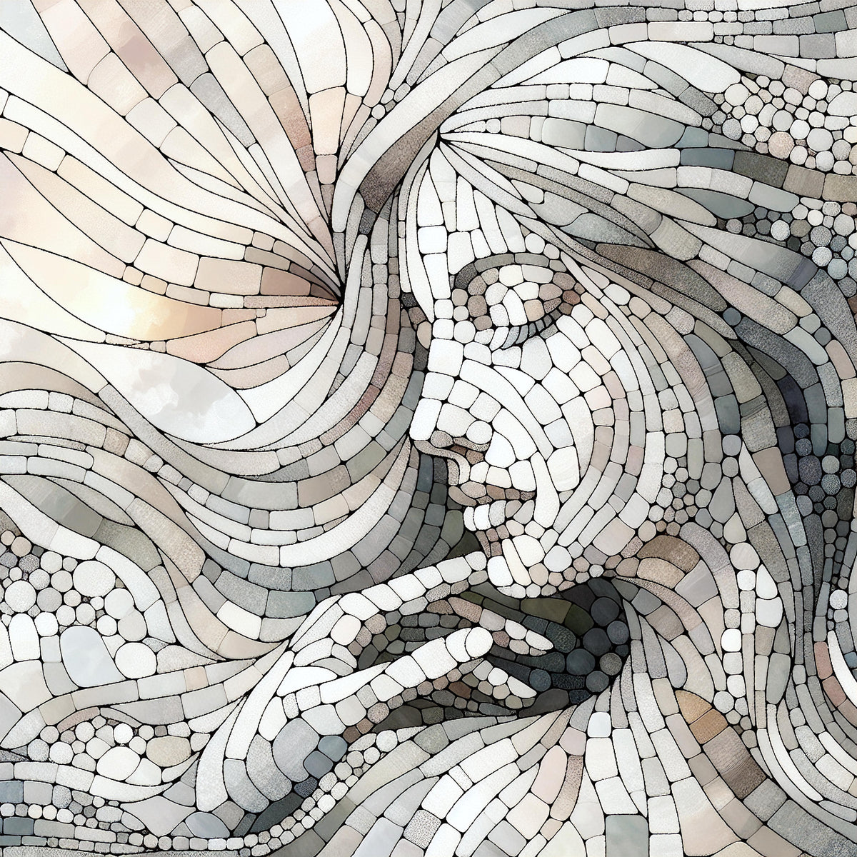 Mosaic Wall Art Print for Sale