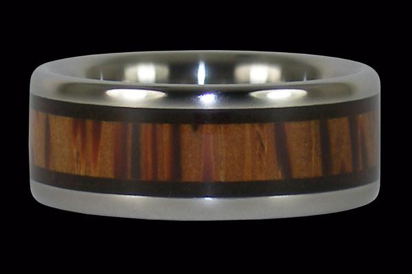 Milo and Palm Titanium Ring